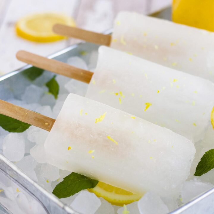 Easy Lemonade Popsicles Recipe - Fresh Coast Eats