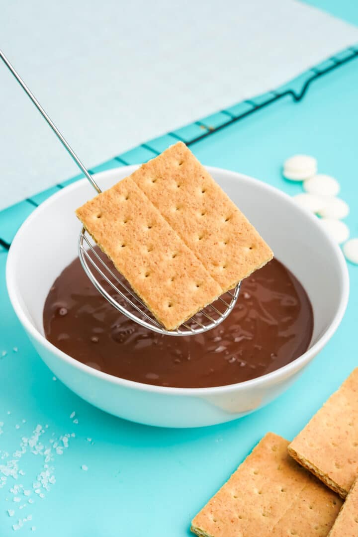 Chocolate Covered Graham Crackers - Fresh Coast Eats