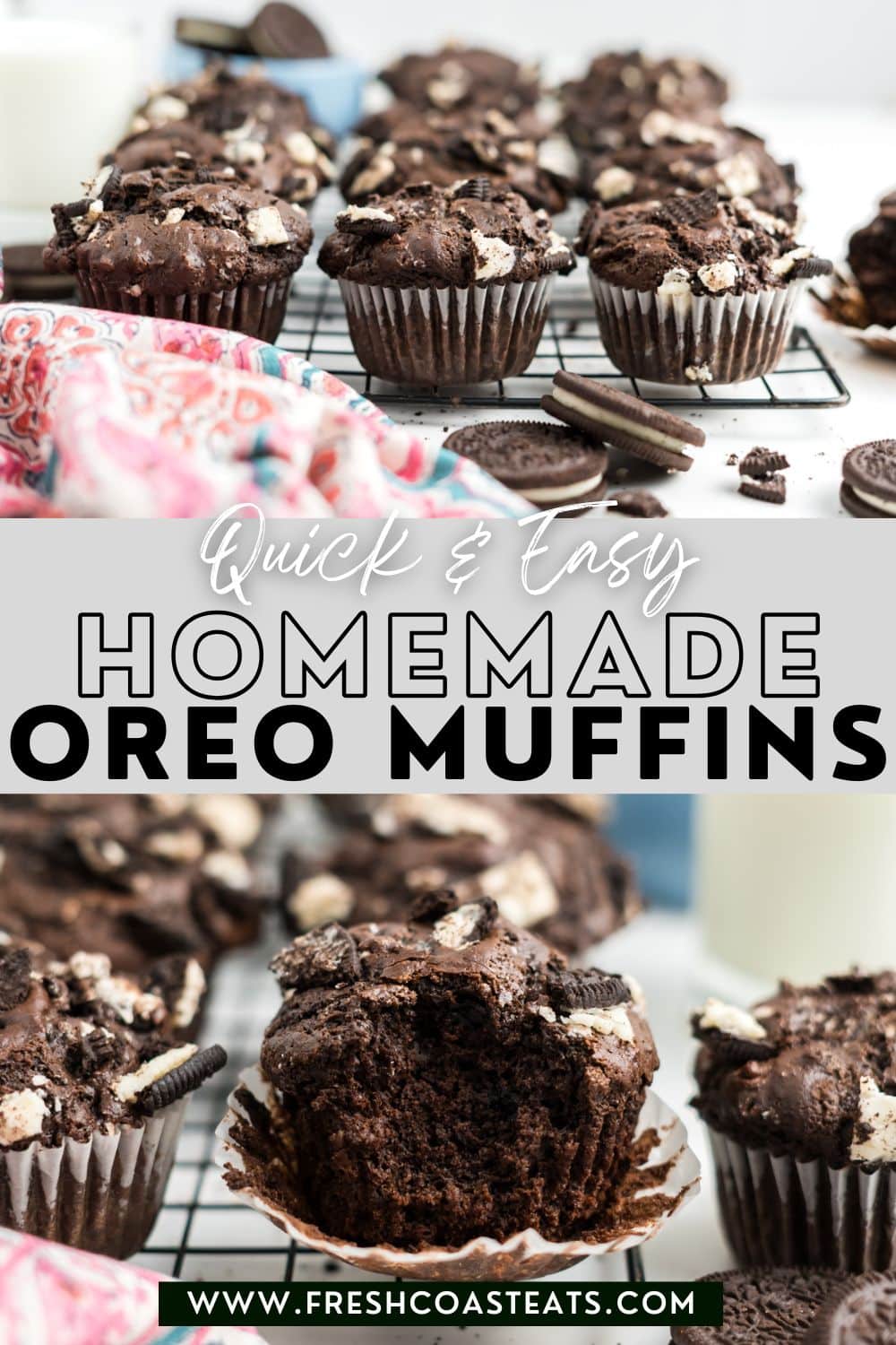 Oreo Muffins - Fresh Coast Eats